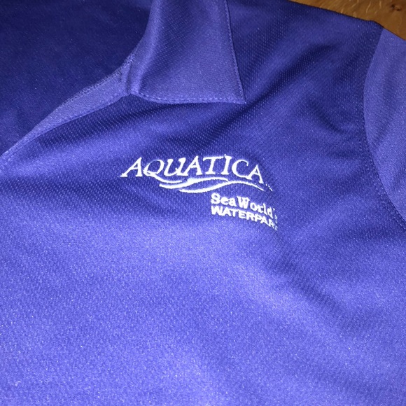 Tops | Purple Aquatica Seaworld Water Park Shirt | Poshmark